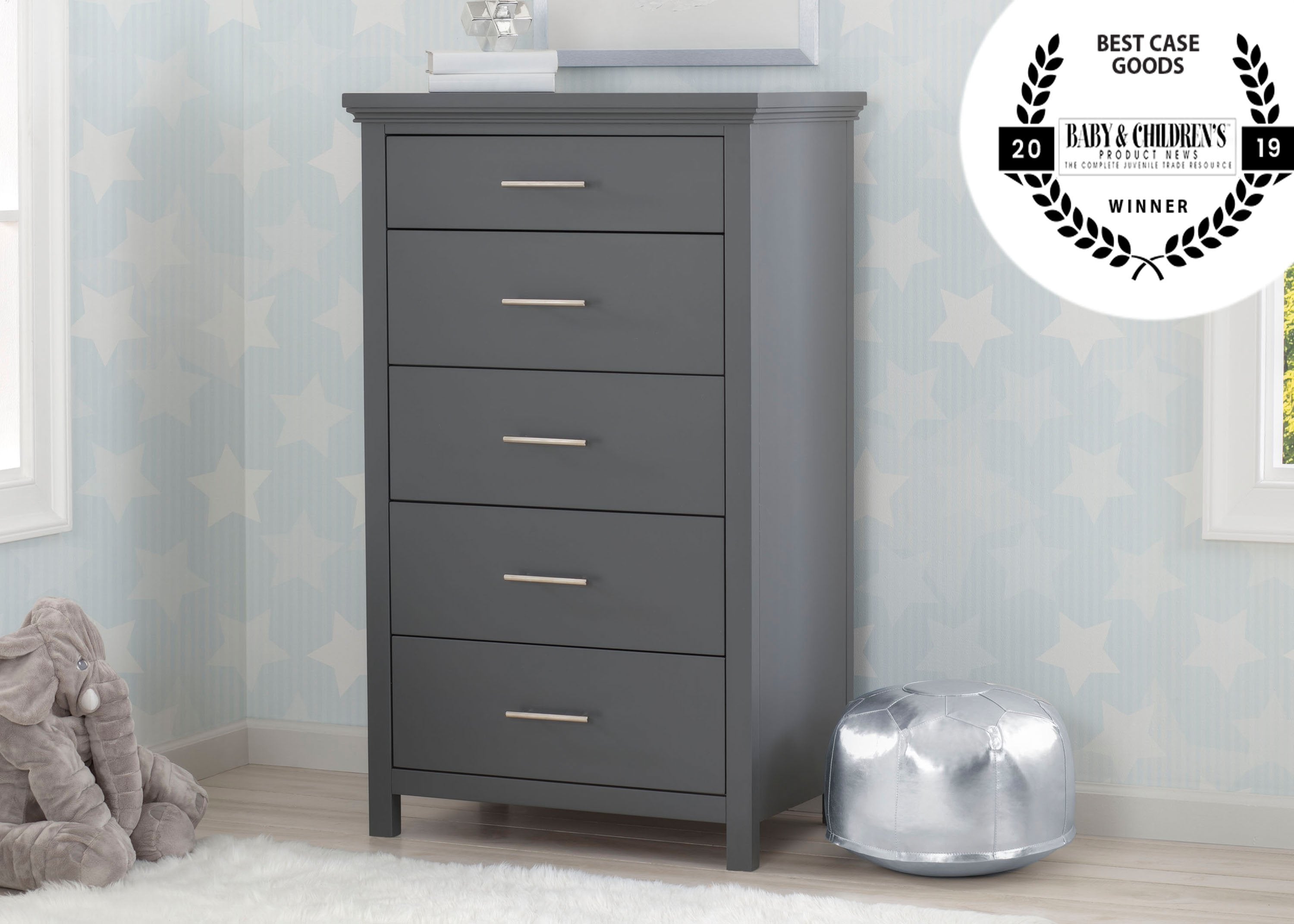 Children's tall chest of drawers store