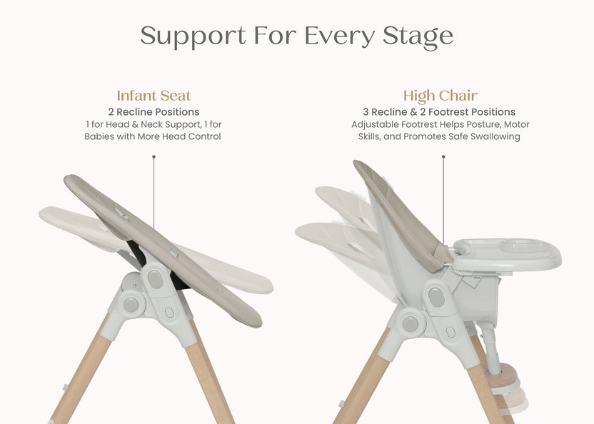Duet 2-in-1 High Chair and Infant Seat | Delta Children