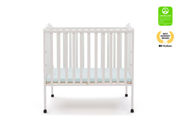 Folding Portable Mini Baby Crib with 1.5-inch Mattress | Delta Children