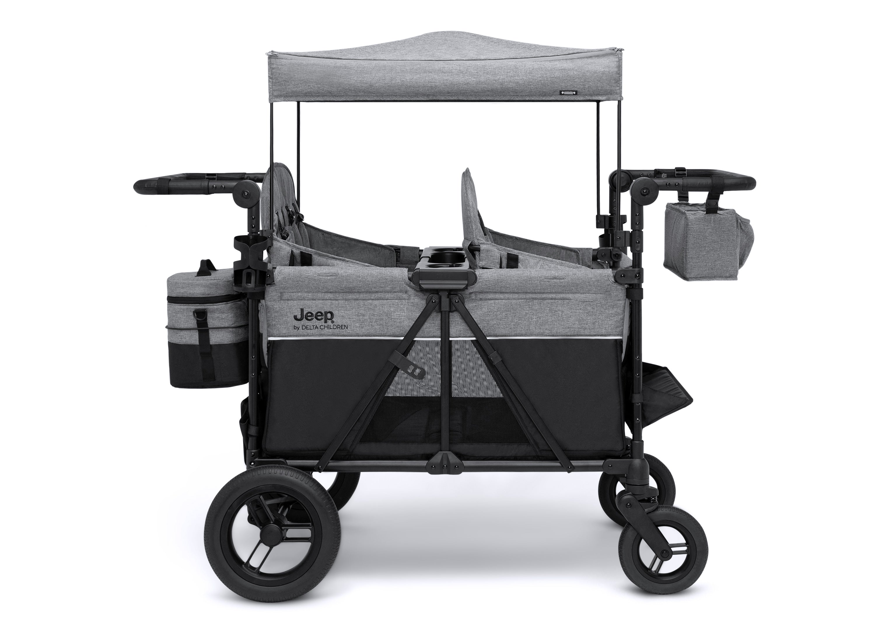 Jeep Wrangler Deluxe 4 Seater Stroller Wagon by Delta | Delta Children