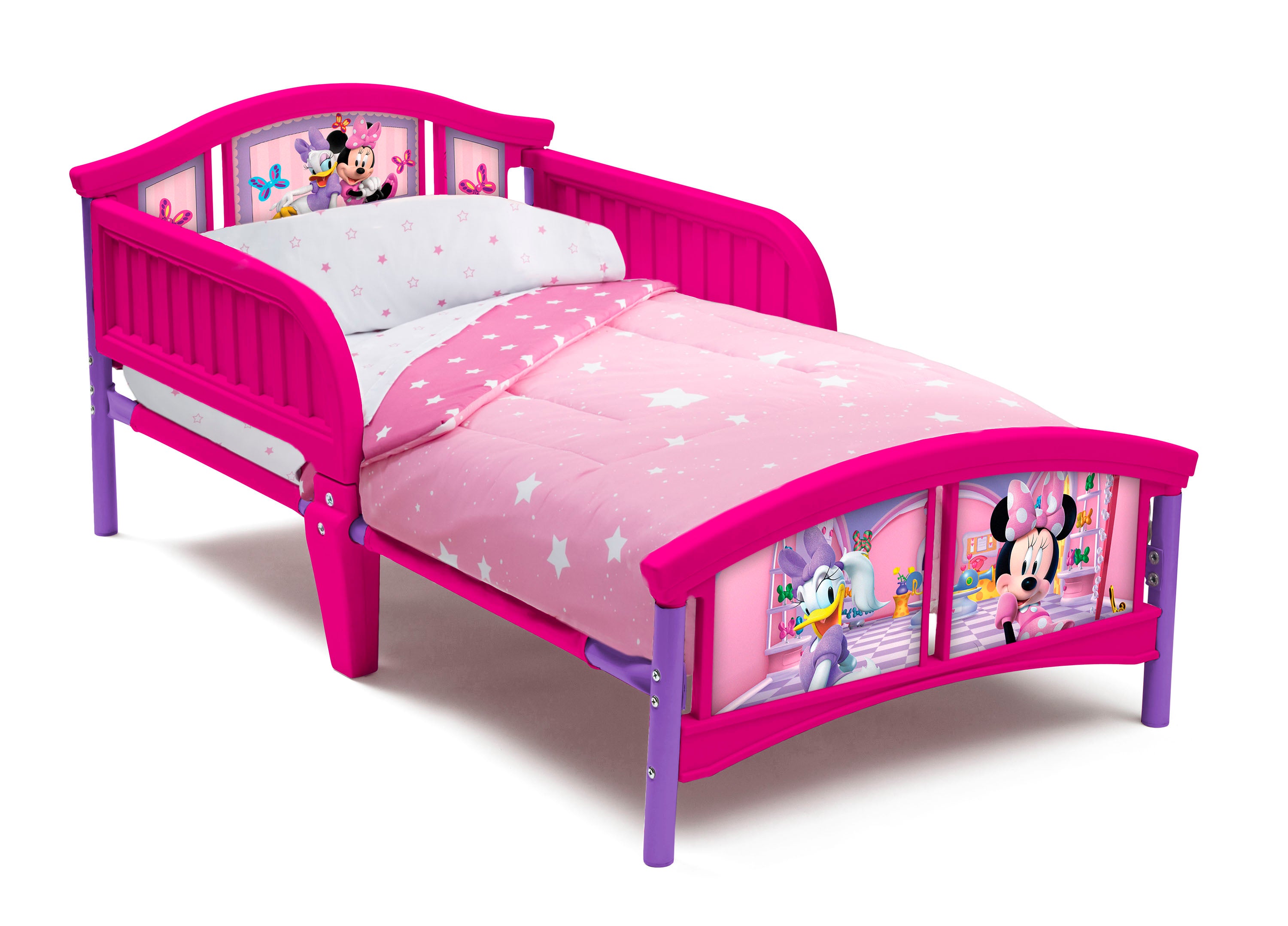 Disney Minnie Mouse 2-Piece Toddler Bedroom Set - Includes Toddler Bed ...
