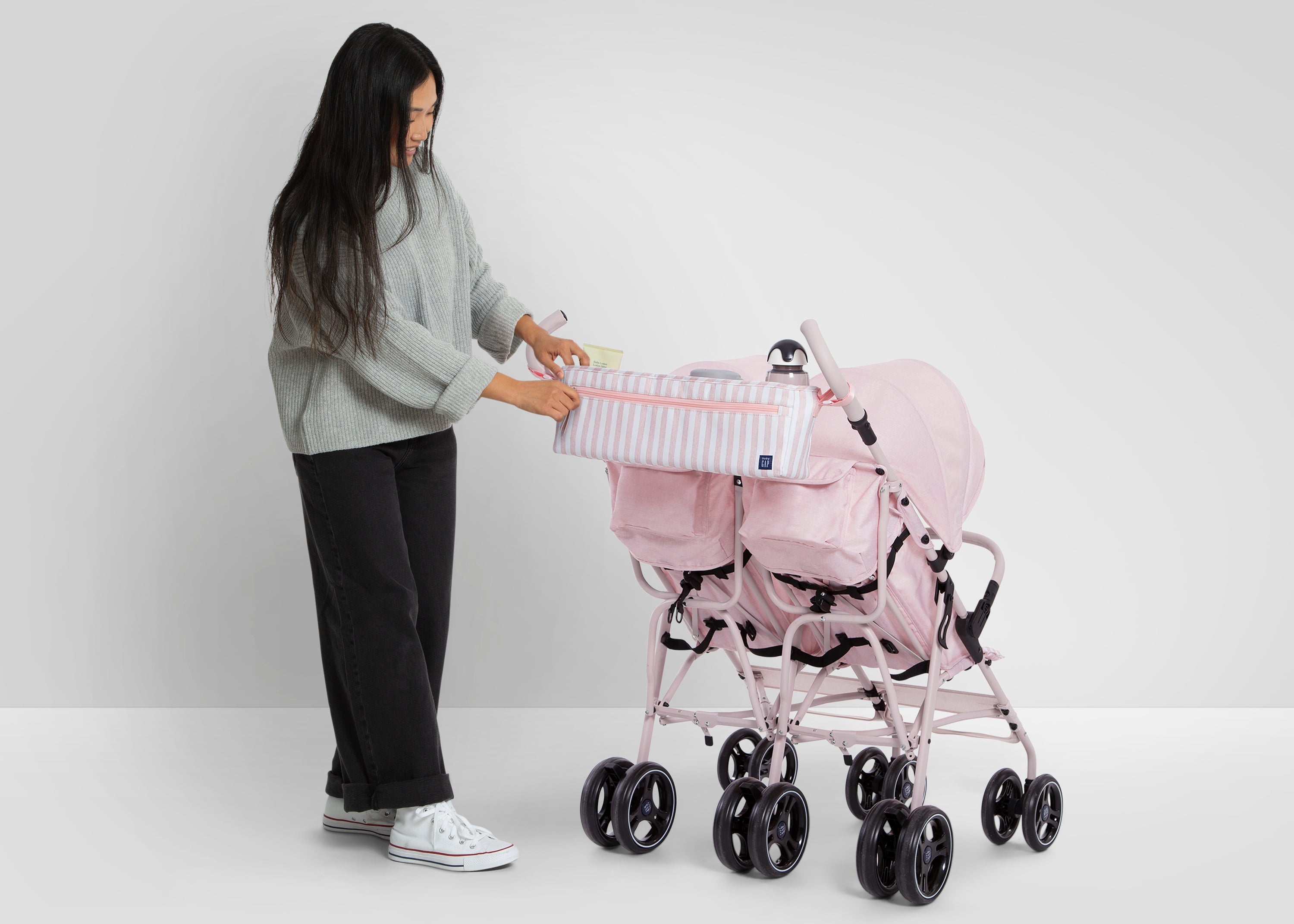 babyGap Classic Parent Organizer for Double Stroller | Delta Children