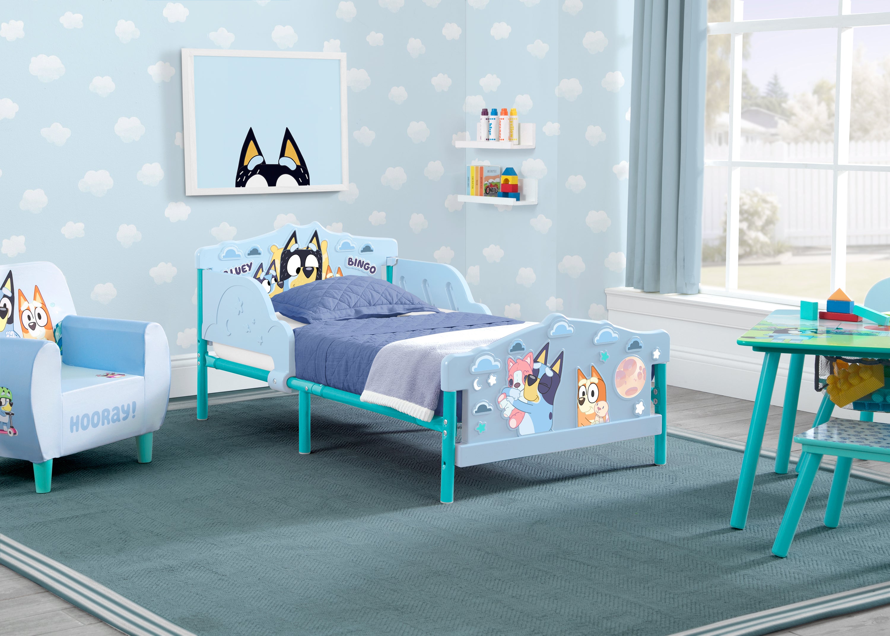 Bluey 3D Toddler Bed | Delta Children