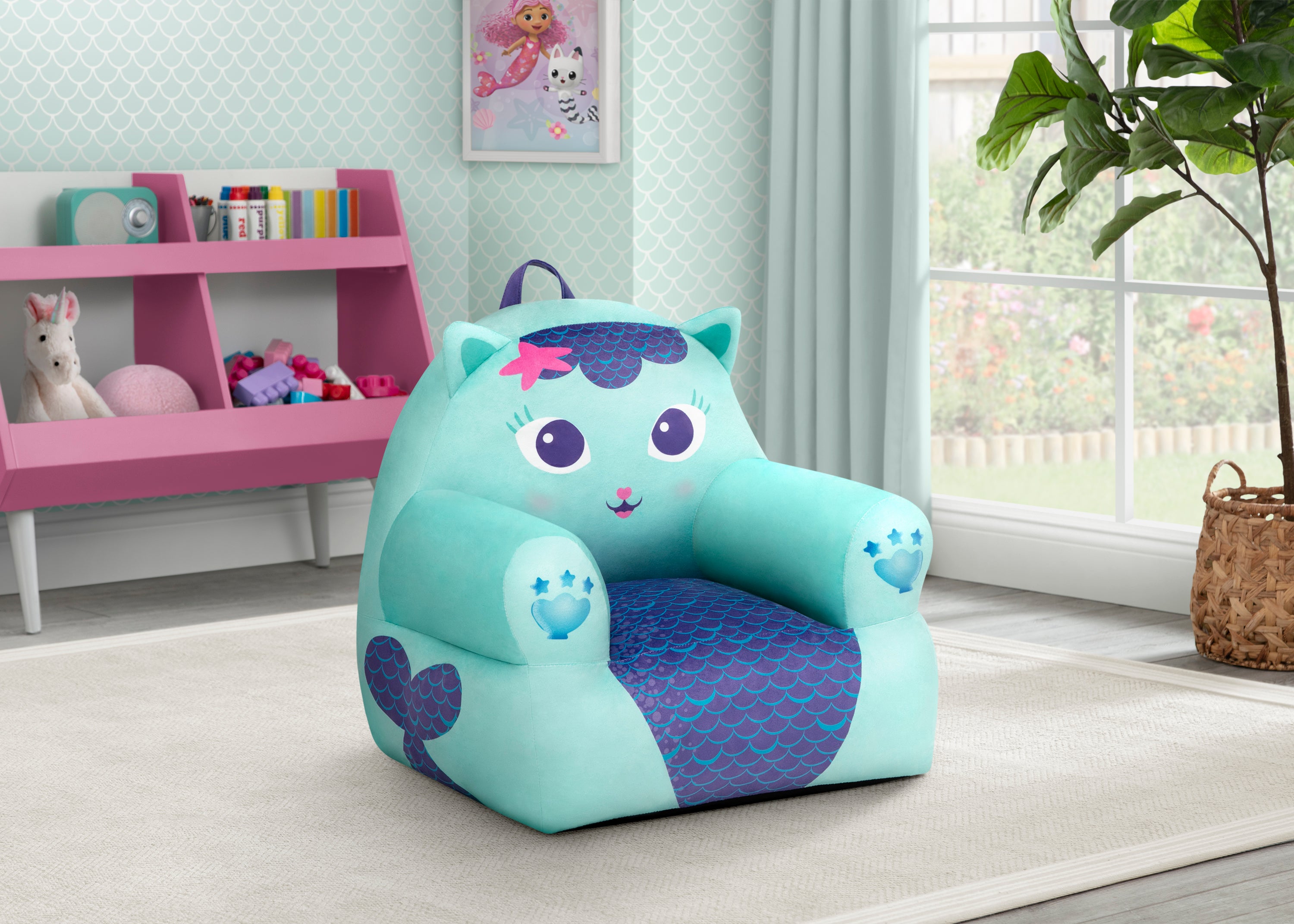 Gabby's Dollhouse Cozee Buddy Chair | Delta Children