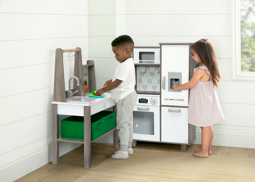 Gourmet All-in-One Corner Play Kitchen | Delta Children