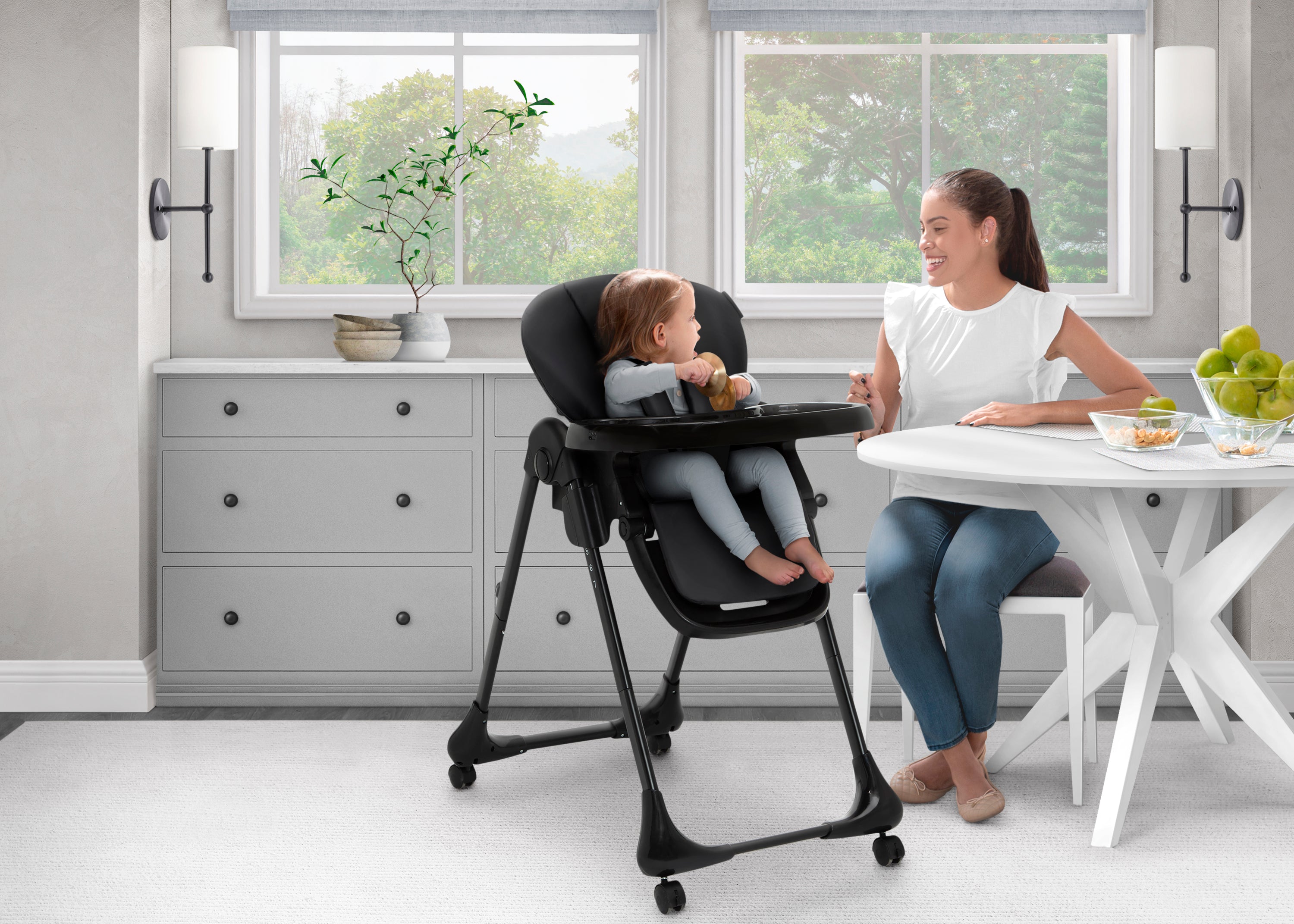 2-in-1 SlimFold High Chair for Babies and Toddler | Delta Children