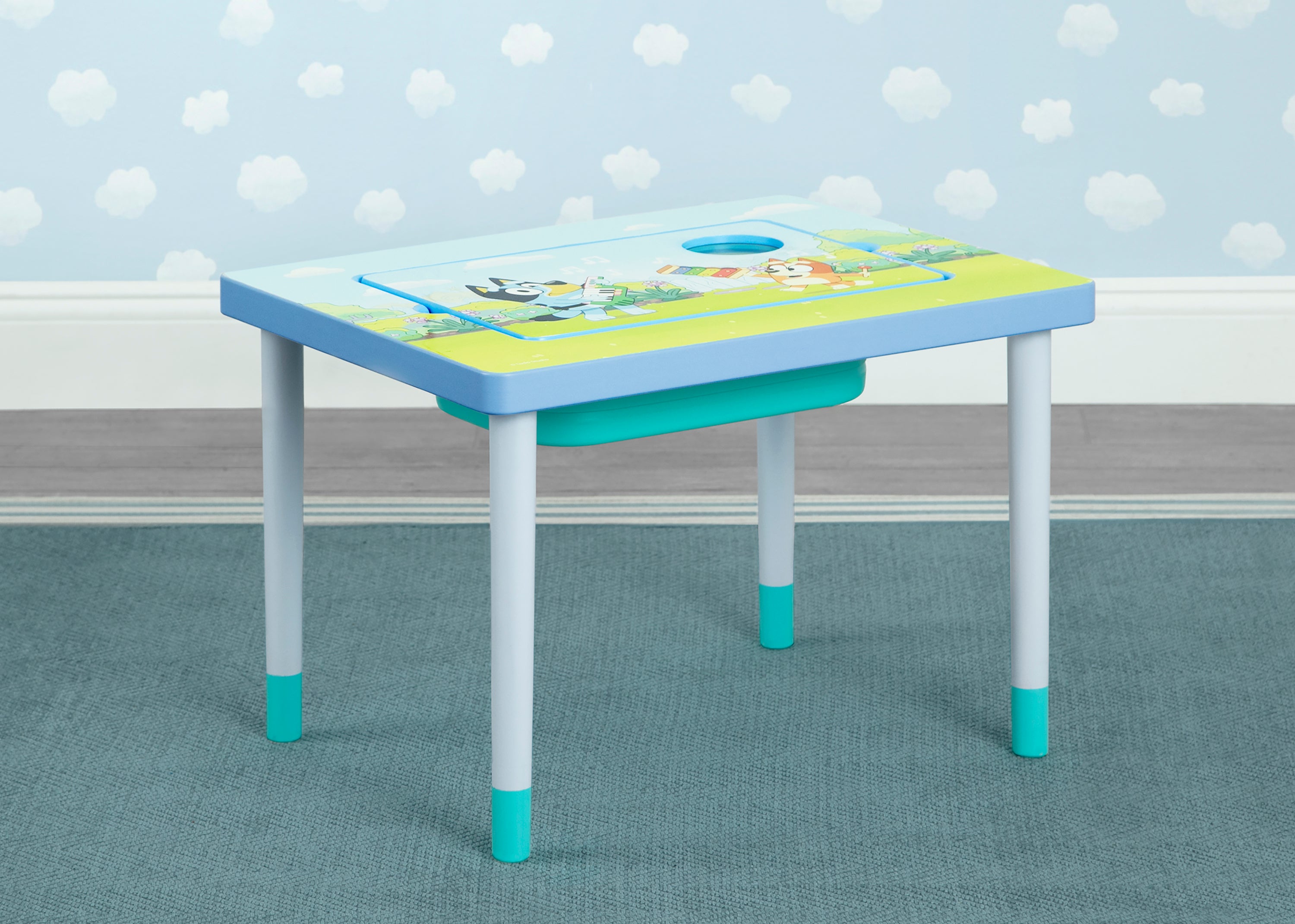 Bluey Compact Play & Learn Sensory Table | Delta Children