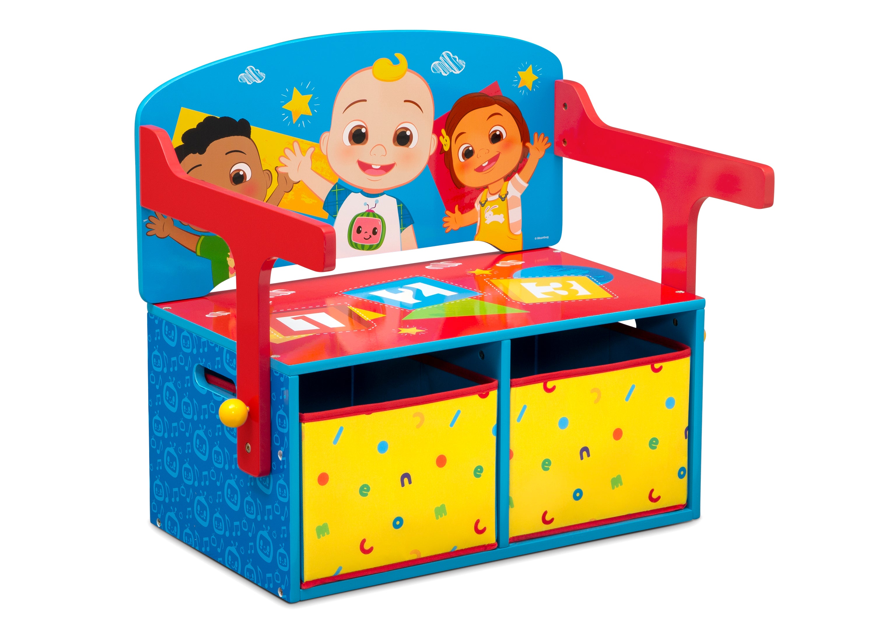 CoComelon 2-in-1 Activity Bench and Desk | Delta Children