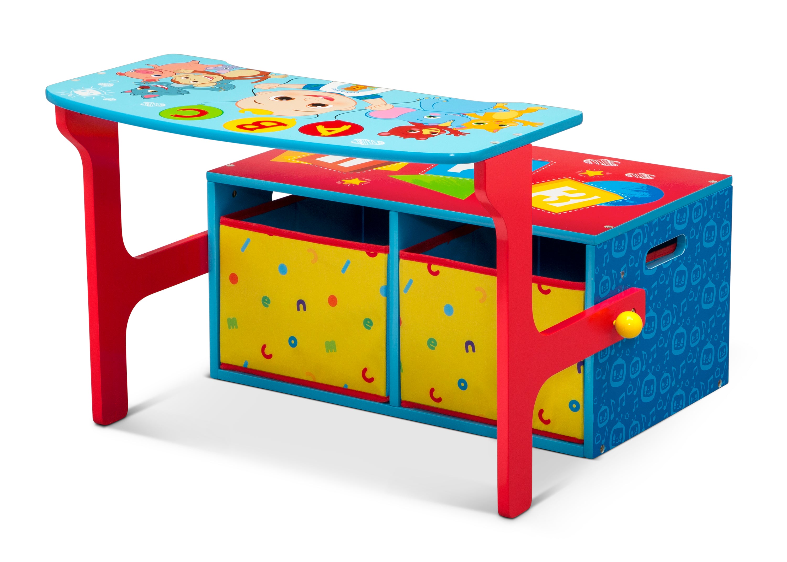 CoComelon 2-in-1 Activity Bench and Desk | Delta Children