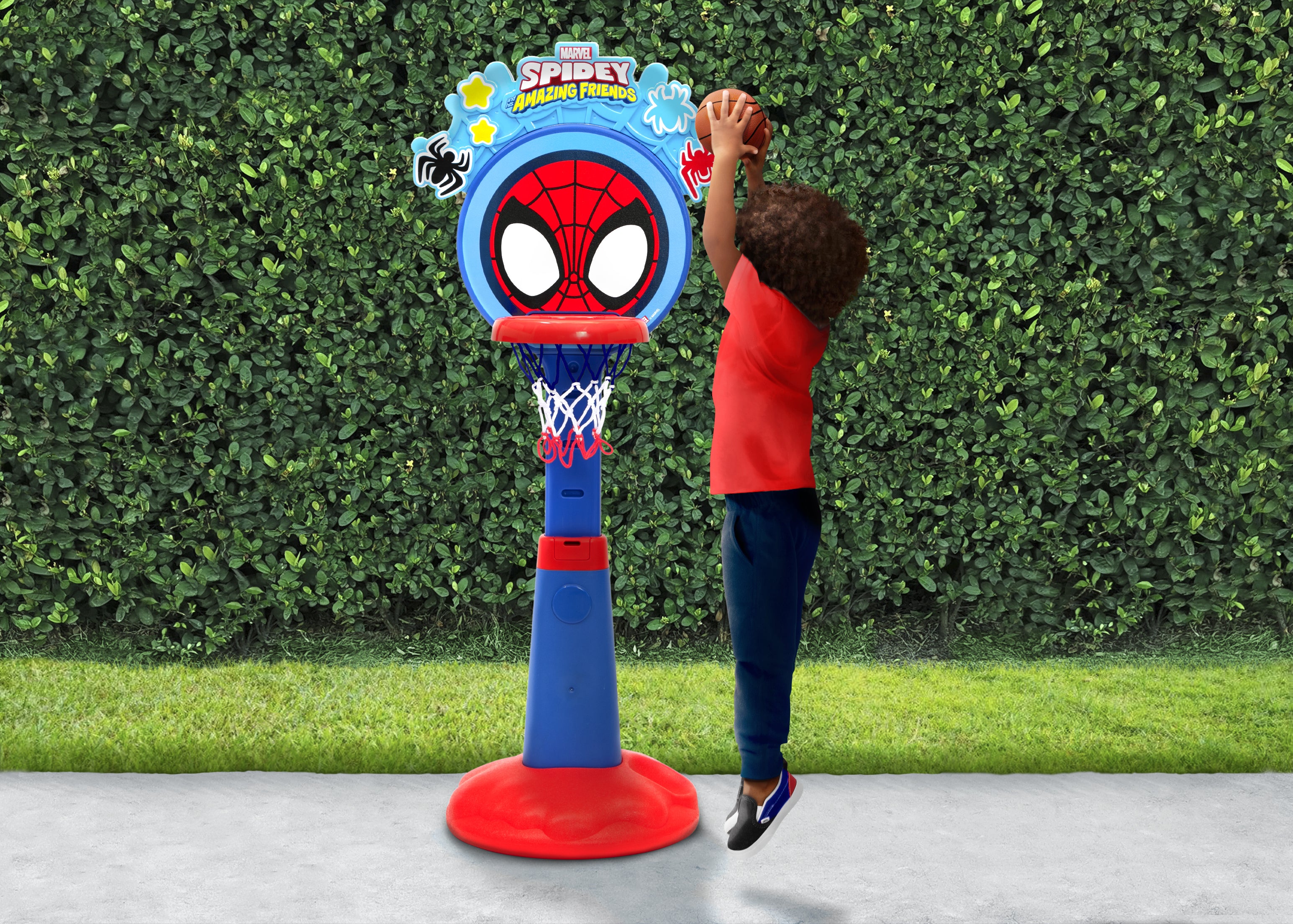 Spidey and His Amazing Friends Plastic Basketball Set | Delta Children