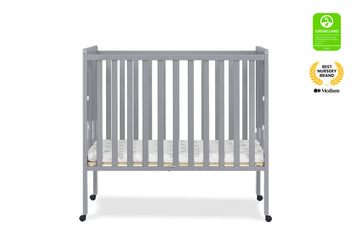 Lee Portable Folding Mini Crib with 1.5-Inch Mattress | Delta Children
