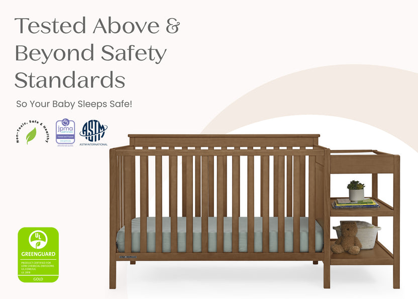 Ellie 5-in-1 Convertible Crib and Changer | Delta Children