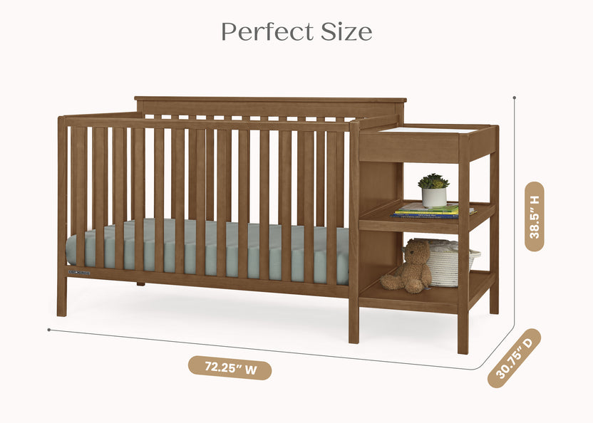 Ellie 5-in-1 Convertible Crib and Changer | Delta Children