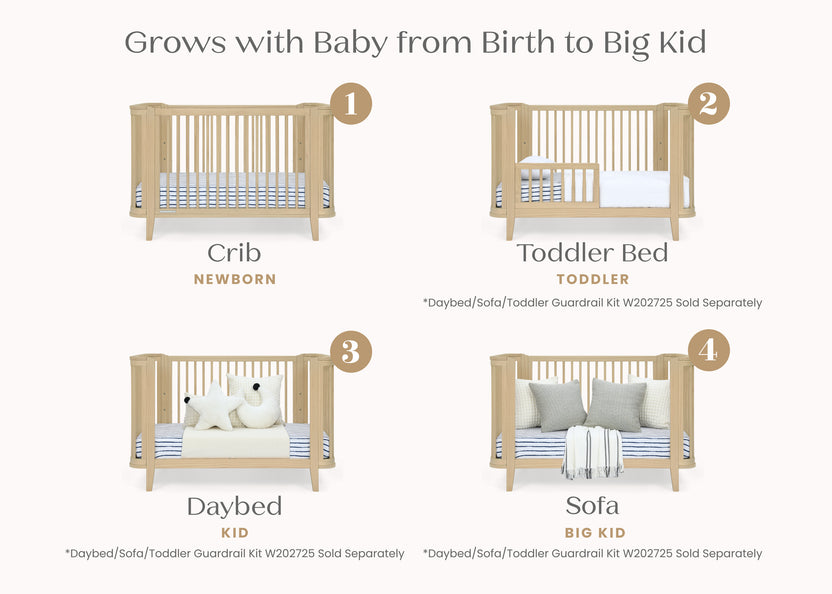 Noah 4-in-1 Convertible Crib | Delta Children