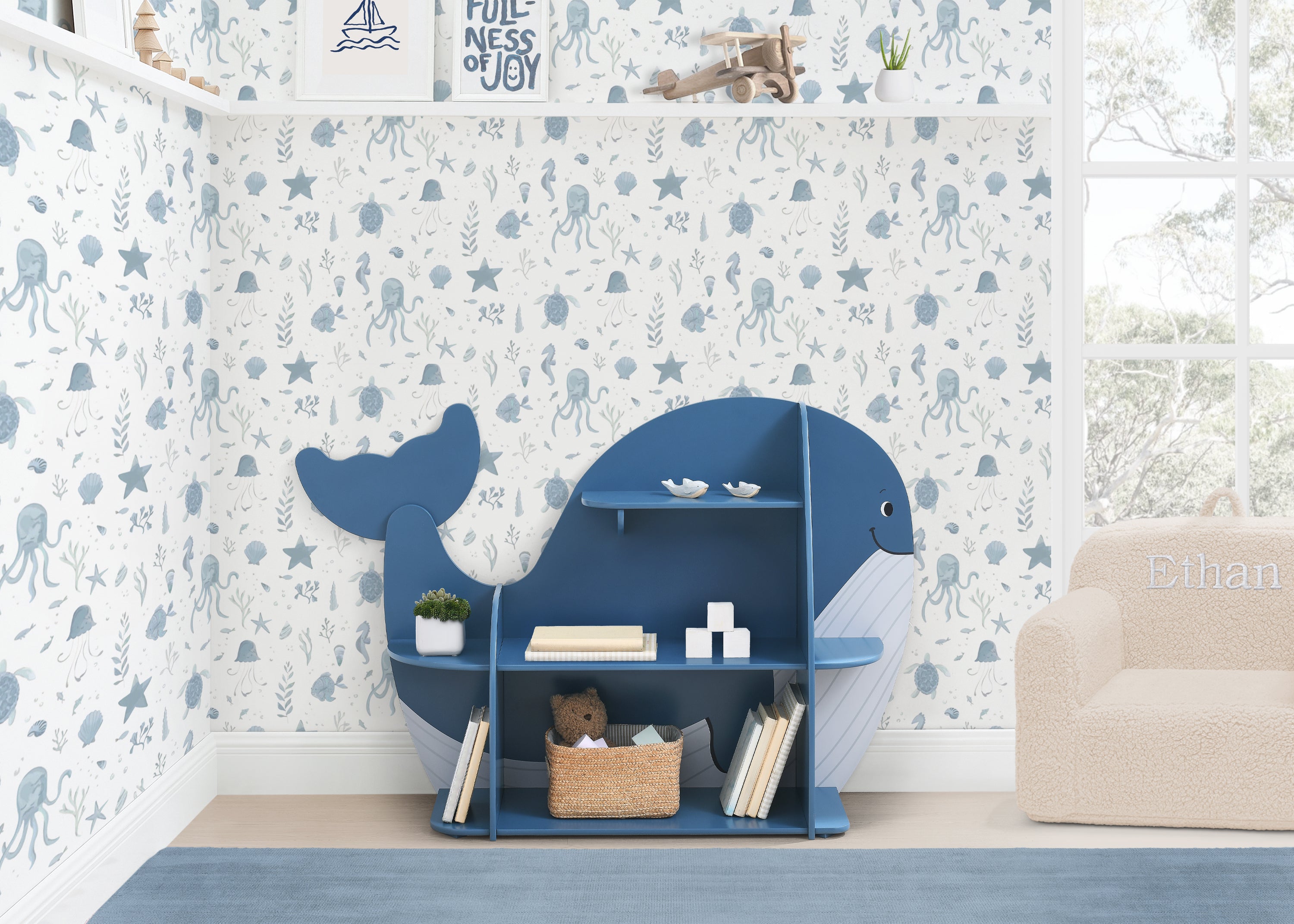 Whale Bookcase | Delta Children