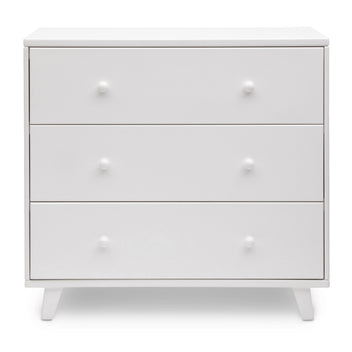 Ava 3 Drawer Dresser with Changing Top and Interlocking Drawers | Delta ...