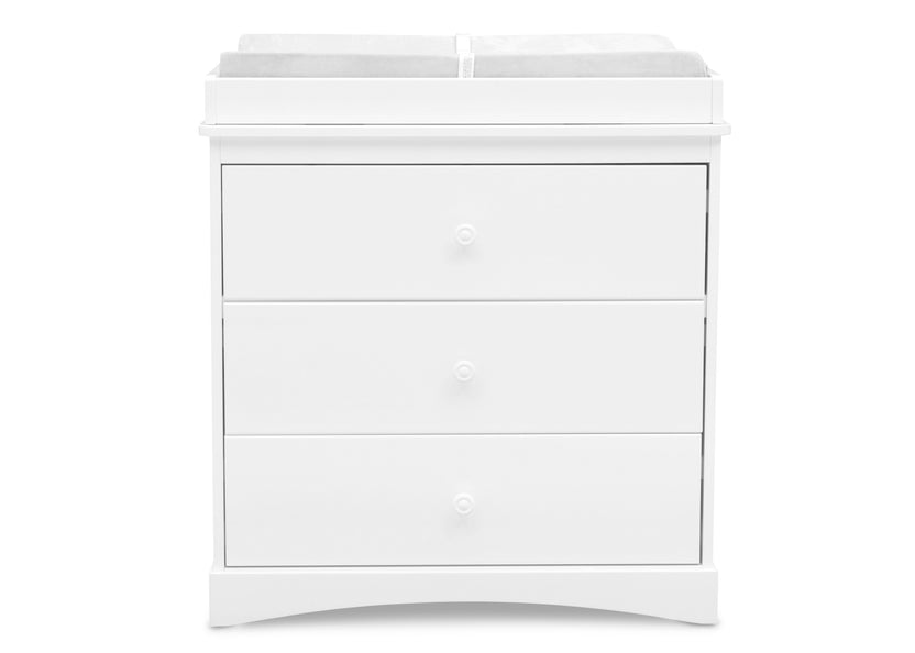 Sutton 3 Drawer Dresser with Changing Top and Interlocking Drawers ...