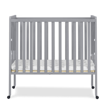Lee Portable Folding Mini Crib with 1.5-Inch Mattress | Delta Children