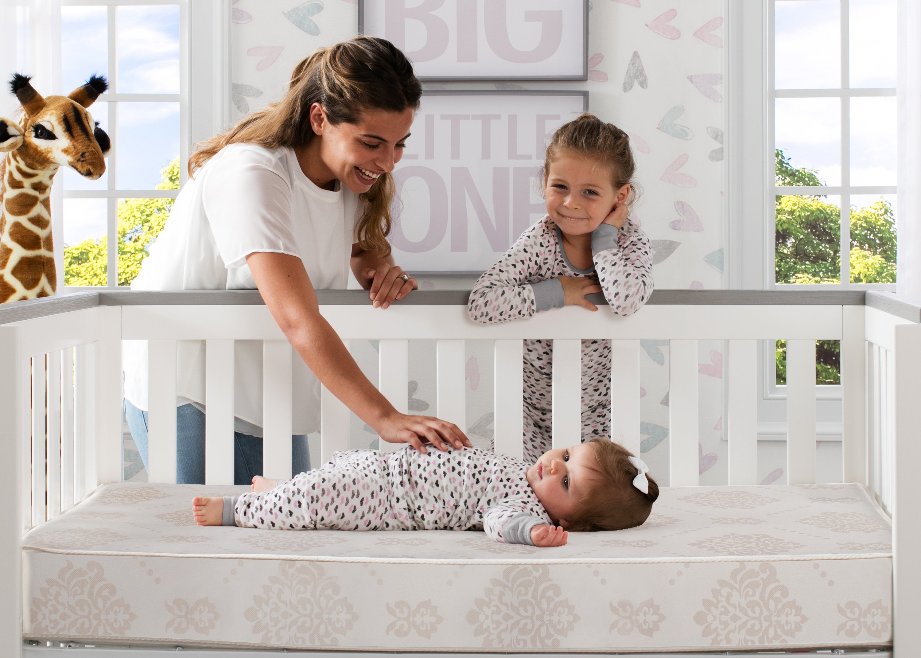 BeautySleep Naturally Willow Crib and Toddler Mattress | Delta Children