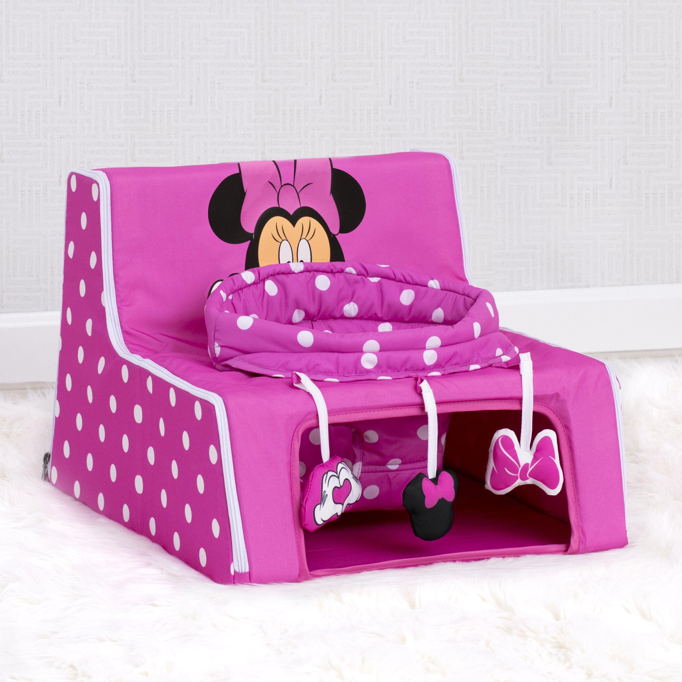 Minnie Mouse Sit N Play Portable Activity Seat for | Delta Children