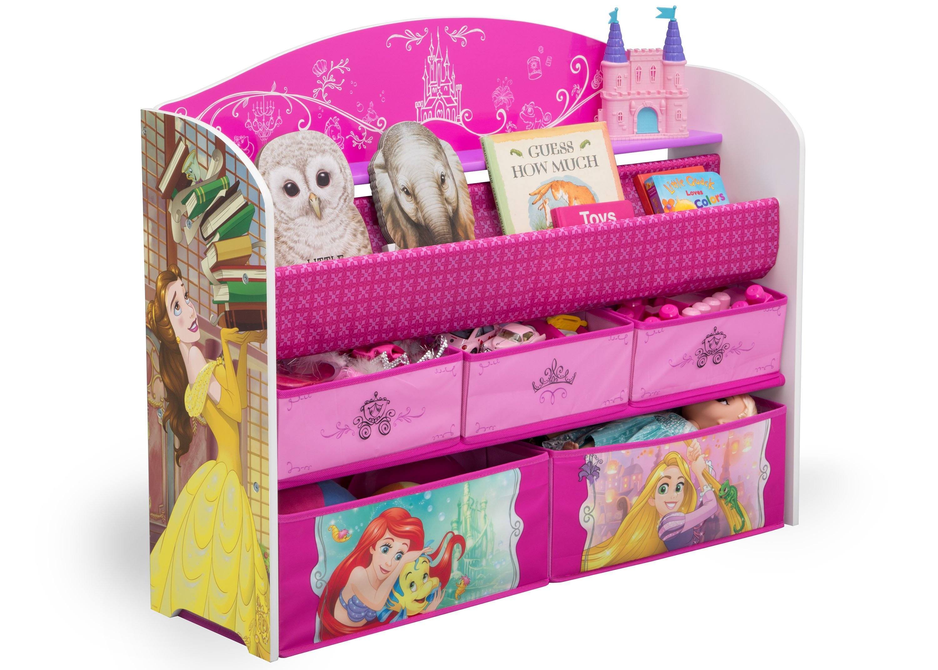 Princess Deluxe Book & Toy Organizer - Delta Children