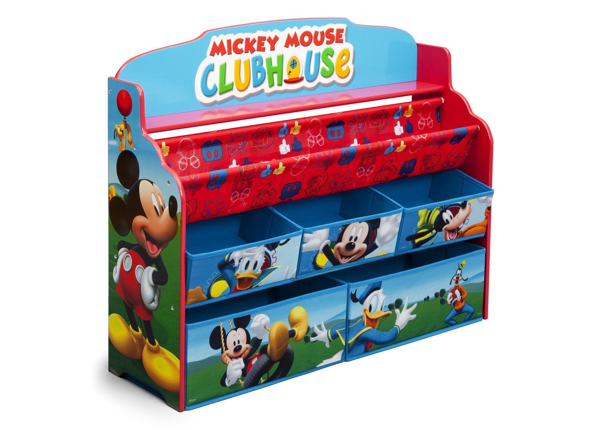 Mickey Mouse Deluxe Book & Toy Organizer - Delta Children