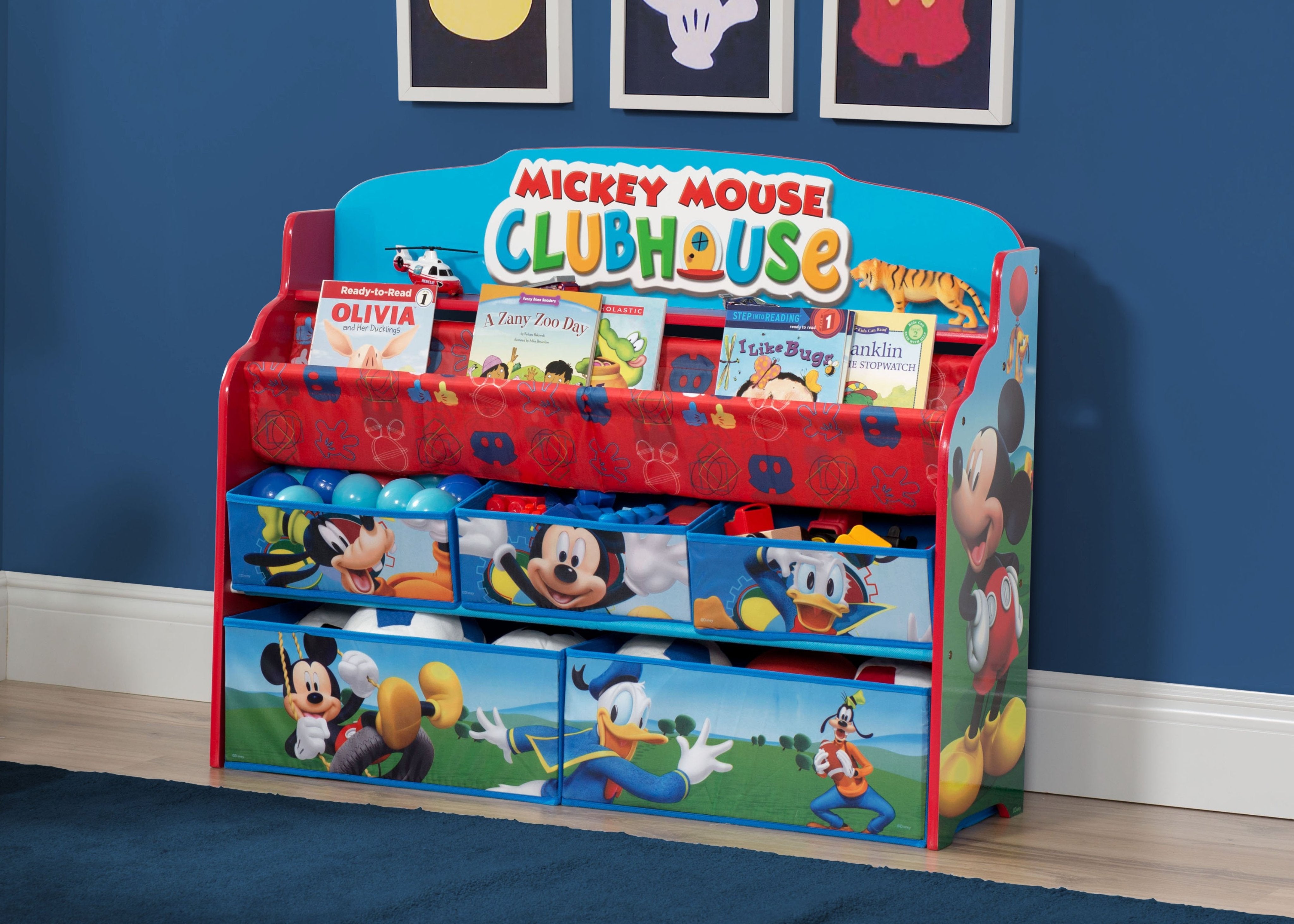 Mickey Mouse Deluxe Book & Toy Organizer - Delta Children