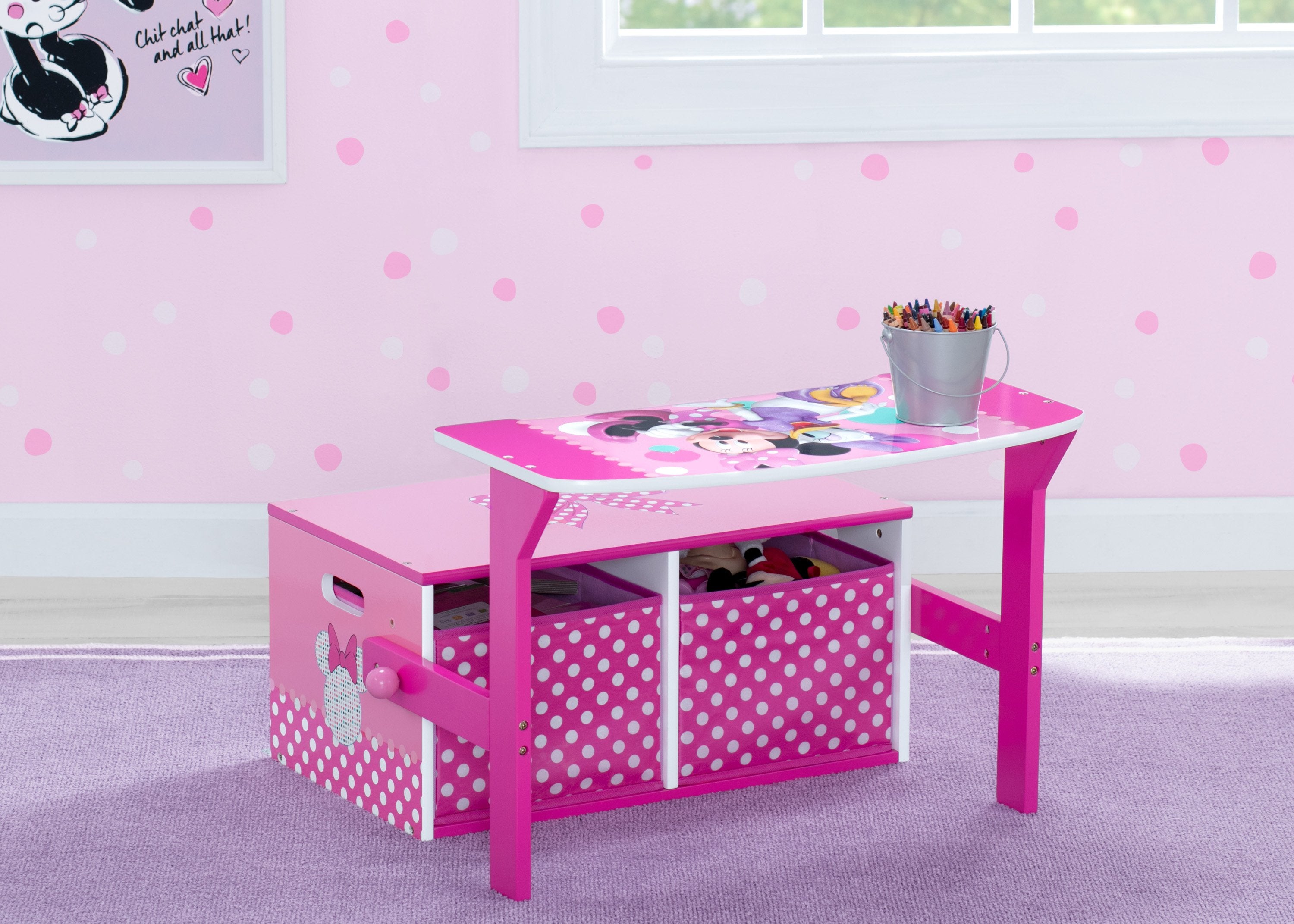 Minnie Mouse Activity Bench - Delta Children