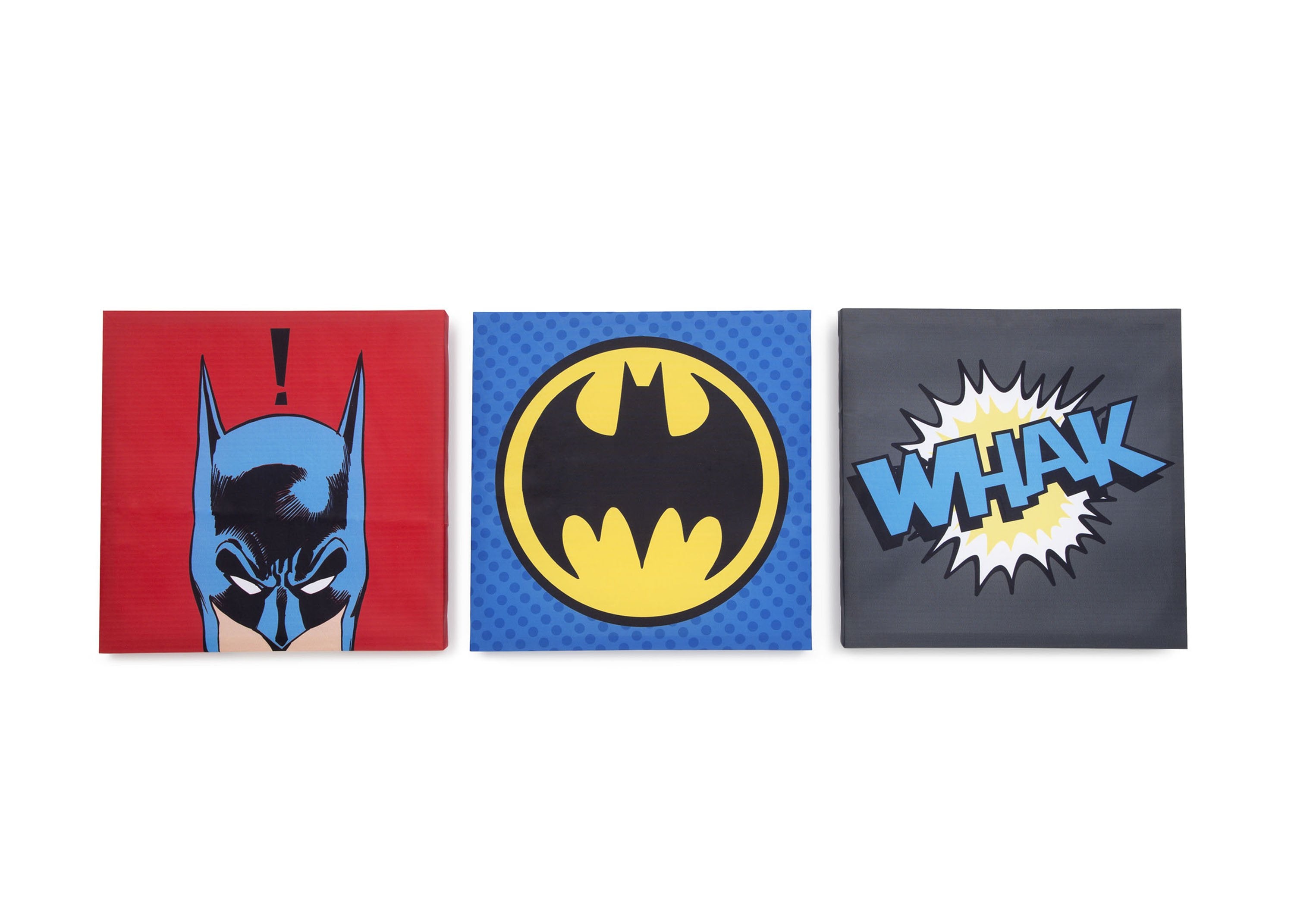 Batman 3-Piece Canvas Wall Art Set - Delta Children