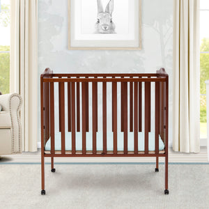 Folding Portable Mini Baby Crib with 1.5-inch Mattress | Delta Children