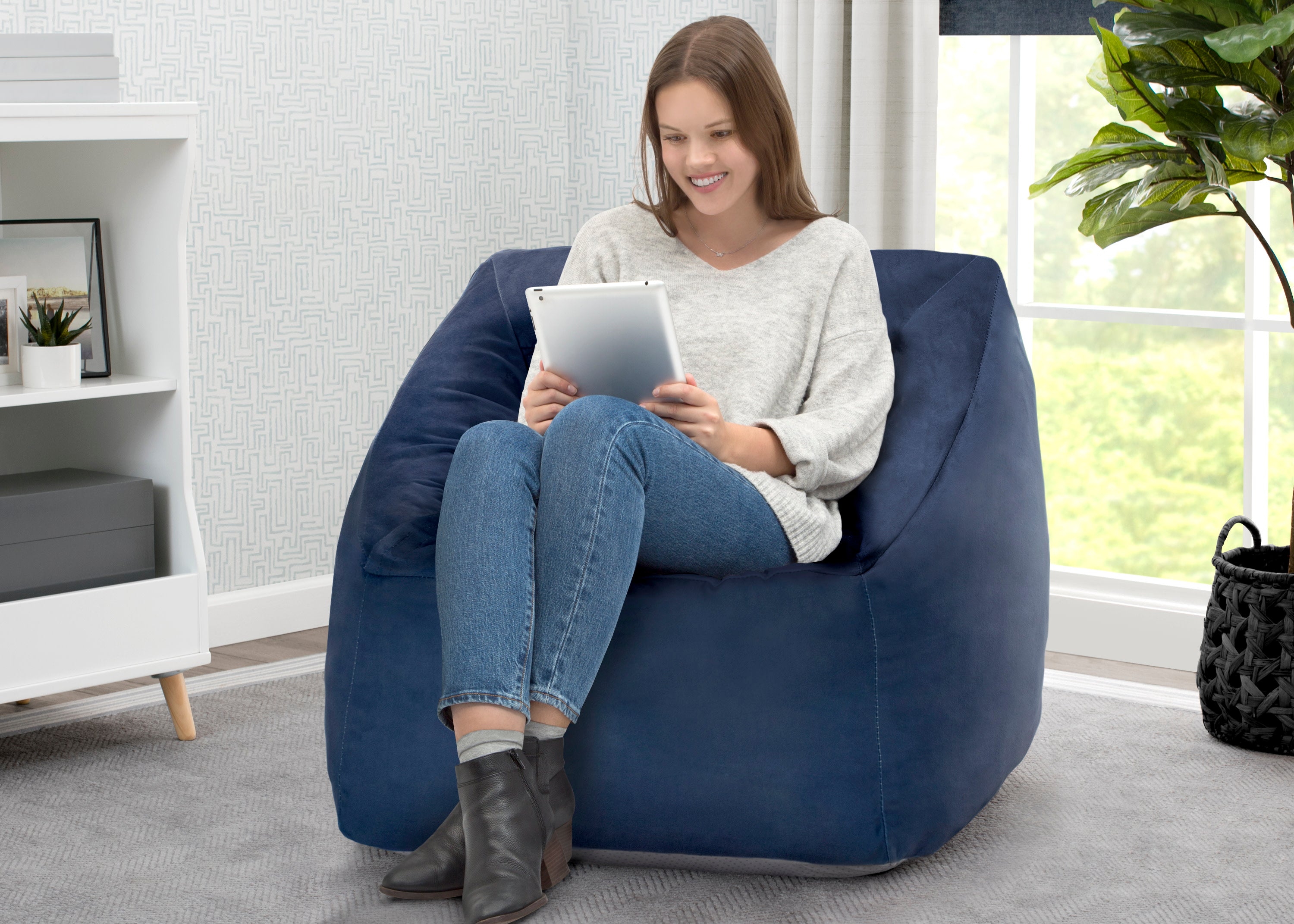 Cozee Cube Chair, Adult Size - Delta Children