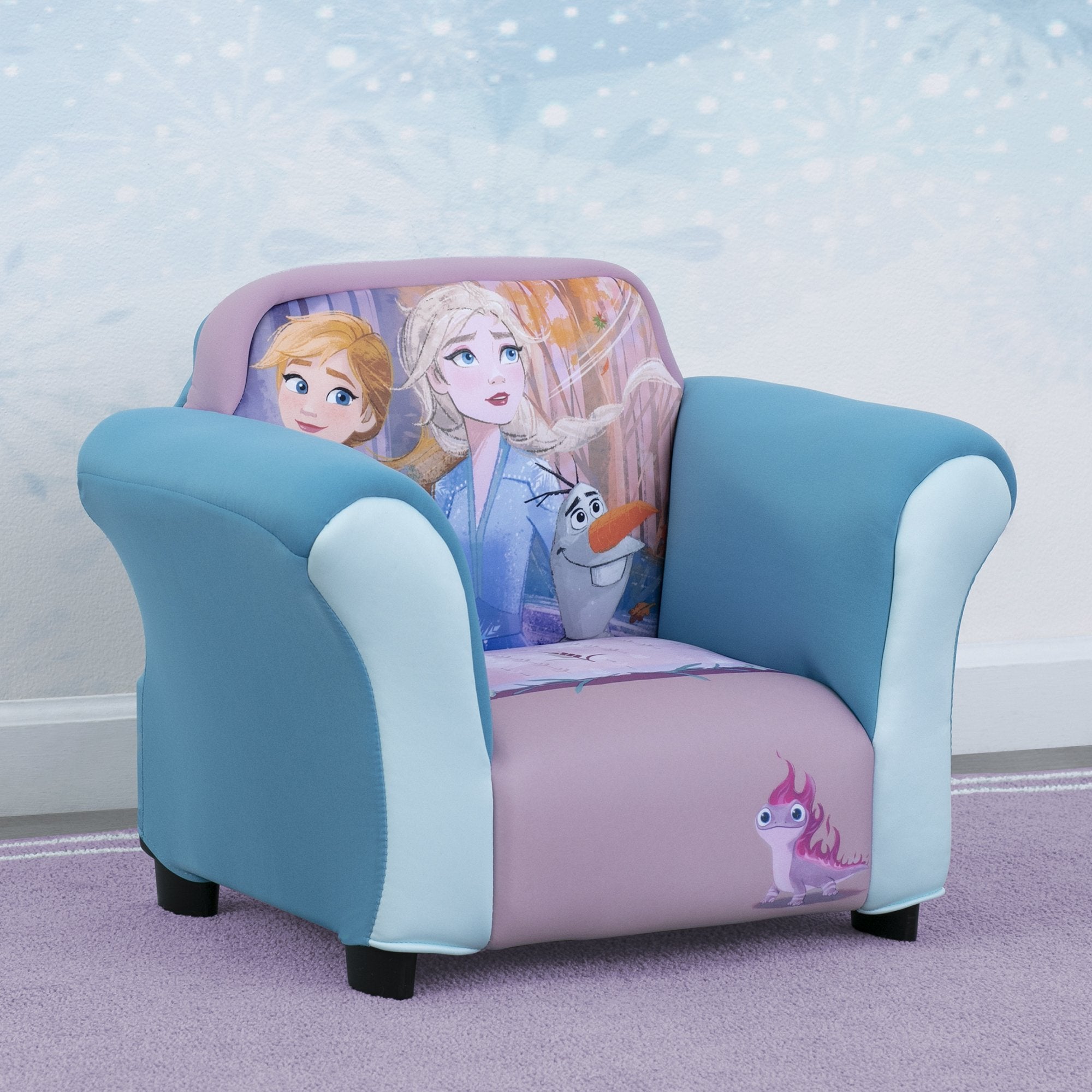 Frozen II Upholstered Chair with Sculpted Plastic | Delta Children