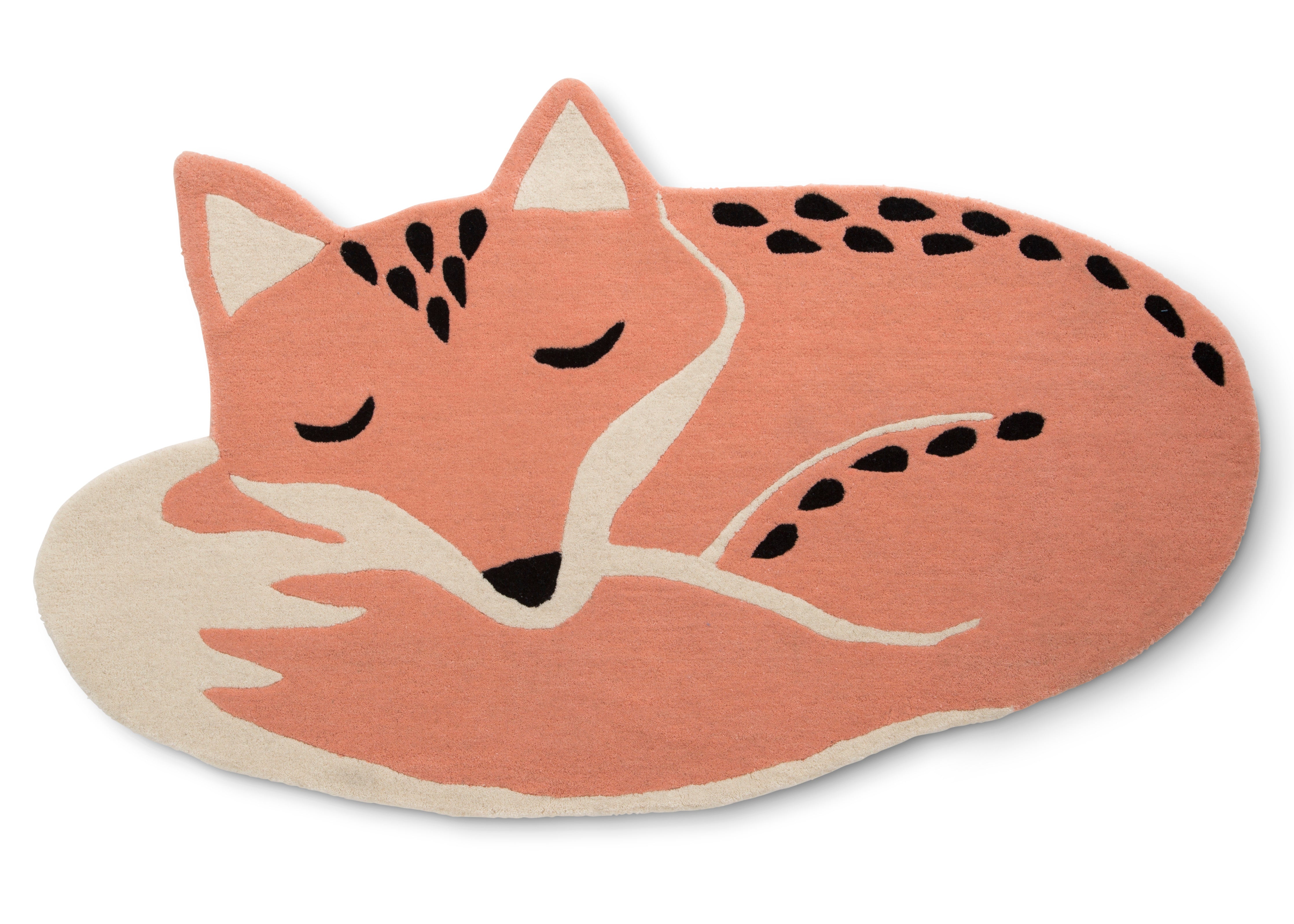 Hand-Tufted 100% Wool Fox Rug - Delta Children