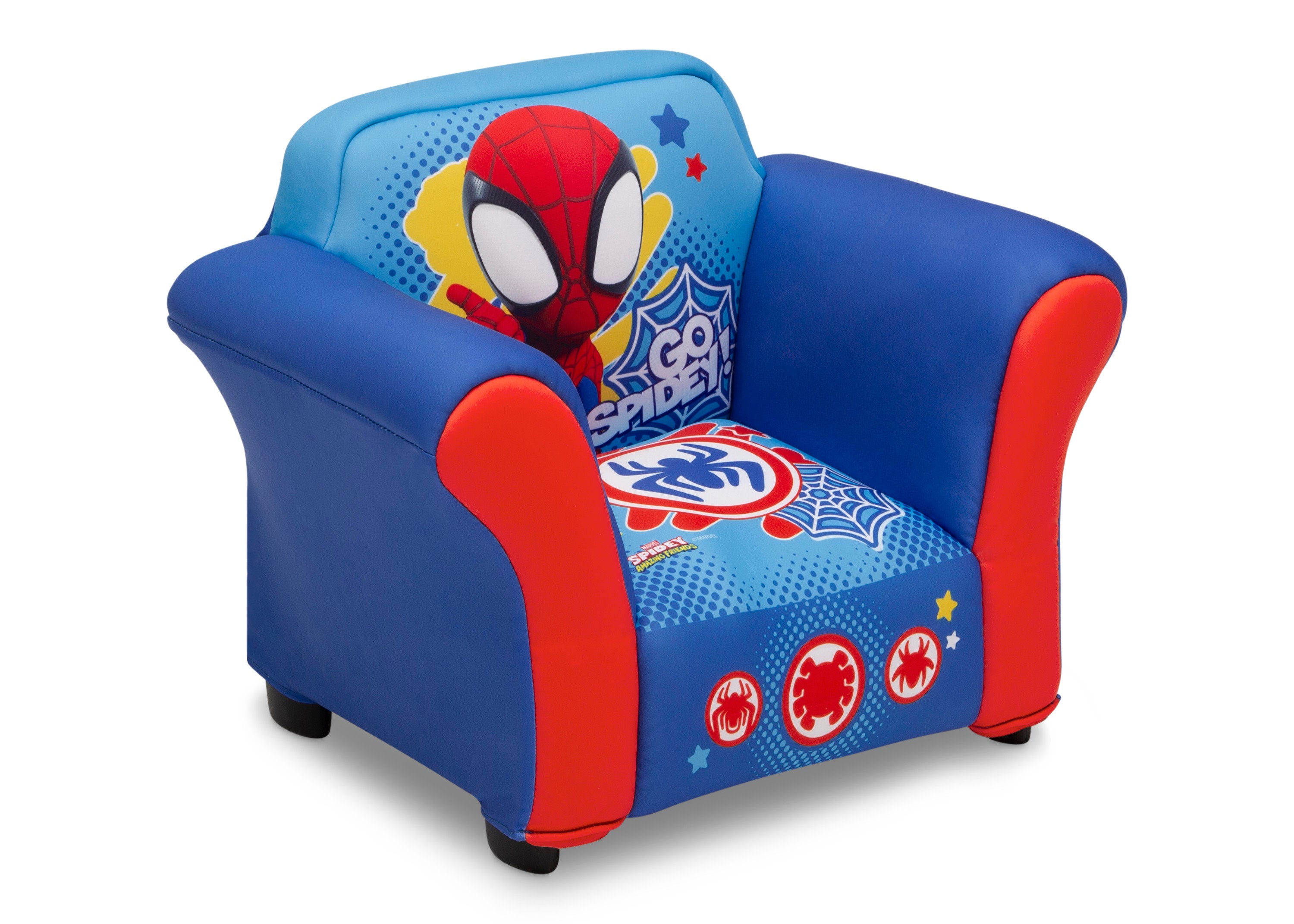 Spidey and His Amazing Friends Upholstered Chair with | Delta Children