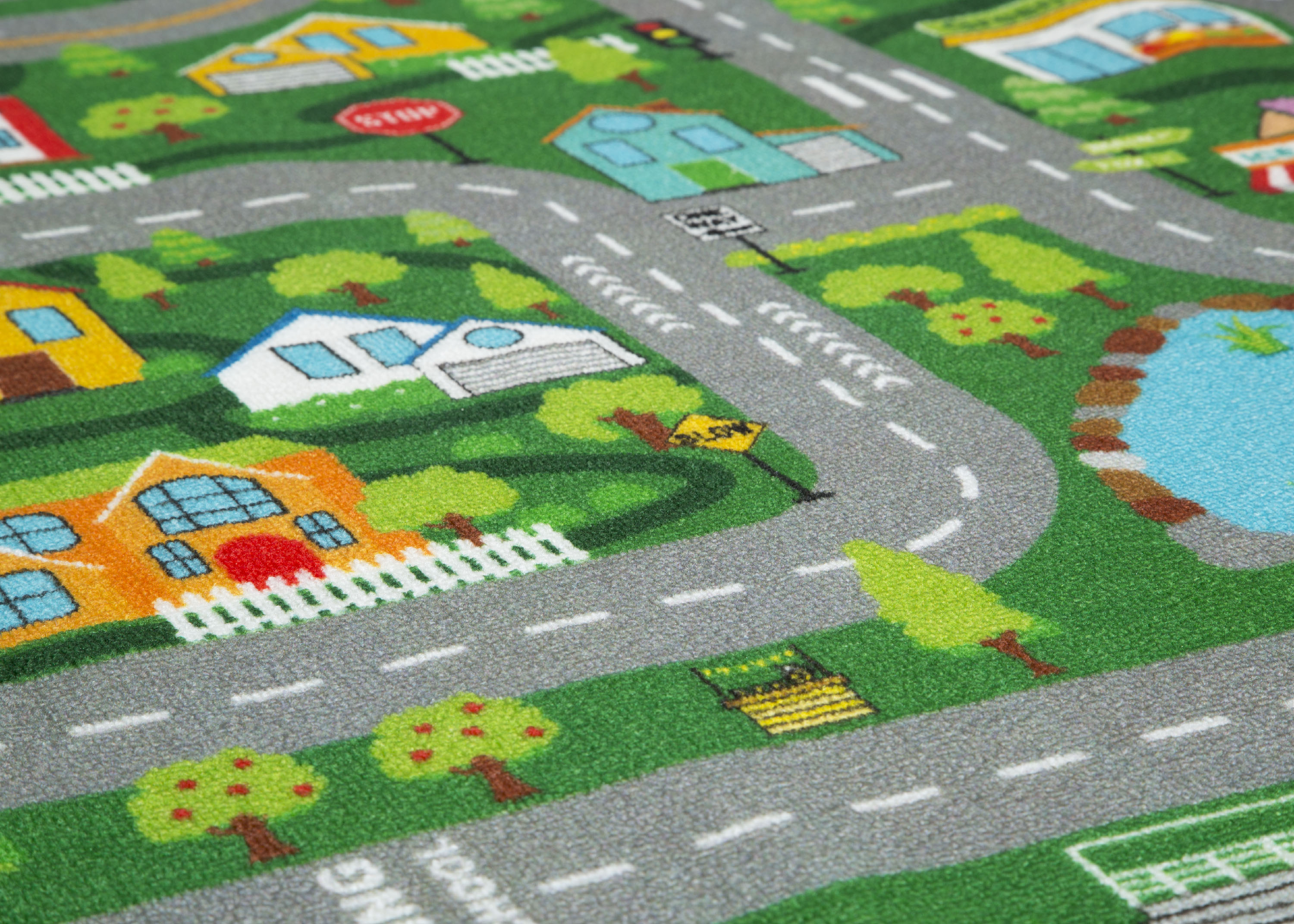 Extra Large Road Map Activity Rug for Girls and Boys | Delta Children
