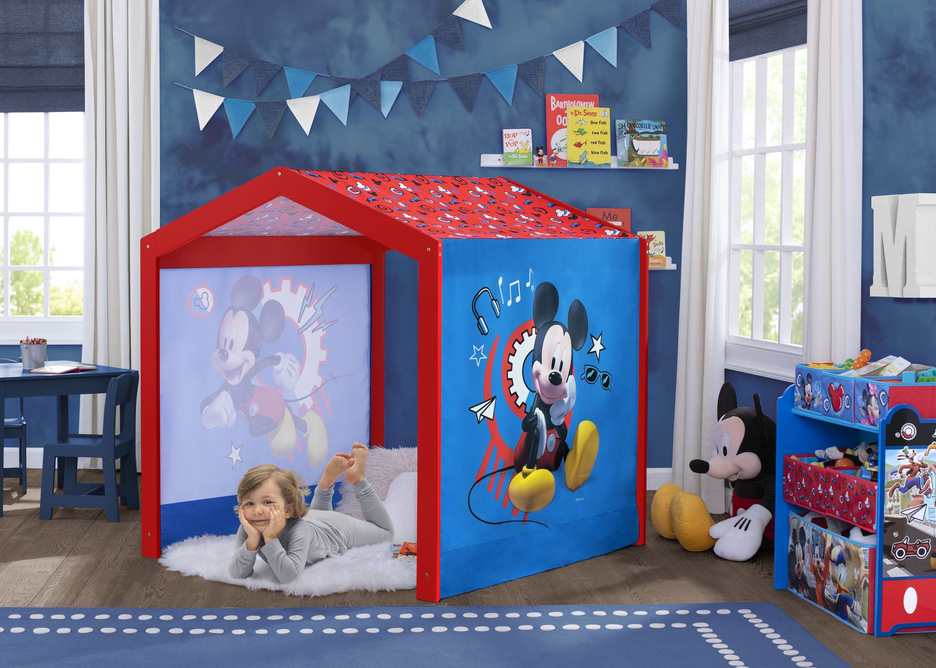 Mickey Mouse Indoor Playhouse with Fabric Tent - Delta Children